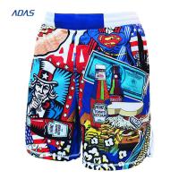 China Custom Gym Rugby Sublimated Wrestling Shorts Needle Detection In Bulk for sale