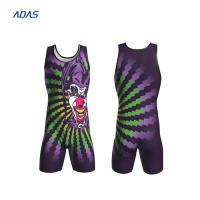 China 300gsm Freestyle Reversible Tight Wrestling Singlet Men'S Sportswear Custom for sale