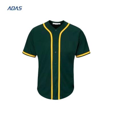 China Gradient Color Youth Sublimated Team Baseball Jerseys Tops Spangle Embroidery Breathable for sale