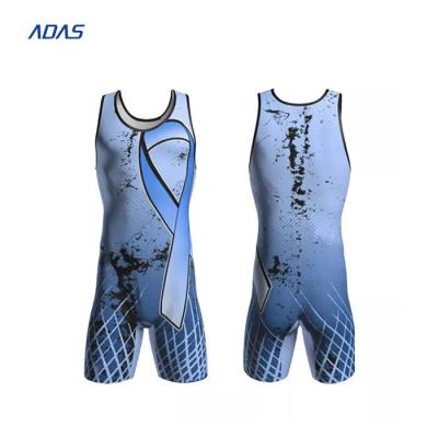 China Unisex Spandex Wrestling Suit Singlet Vest Attire Sportswear For Women Custom for sale