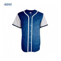 China 260 Grams Sandblast Baseball Team Wear Shirts Tops Custom Sublimated Kid jerseys for sale