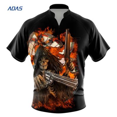China Lightweight Plus Size Dye Sublimation T Shirts Polyester Polo With Dart Design for sale