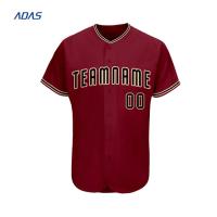 China 100% Polyester Sublimated Pullover Sports Baseball Team Wear Jersey Custom for sale