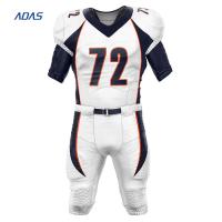 China Bulk American Football Training Tops Jersey Shirt Sublimation Anti Shrink for sale