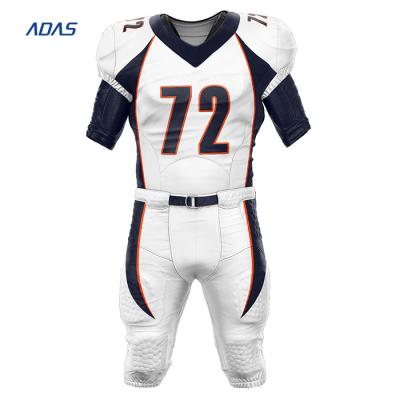 China Bulk American Football Training Tops Jersey Shirt Sublimation Anti Shrink for sale