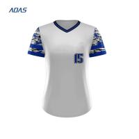 China Polyester Interlock Baseball Team Wear Youth Softball Uniforms Crew Neck Jersey for sale