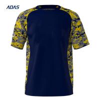China Quick Dry Sublimated Softball Pullover Baseball Jersey With Allover Print Custom for sale