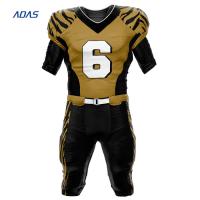 China Oem Plain American Football Jersey Uniform Sublimation Polyester Cool Dry Rinsing Personalised for sale