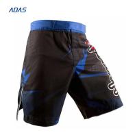 China Sublimation Print Elastic Waist Boxer Fighting Shorts MMA Training Customized for sale