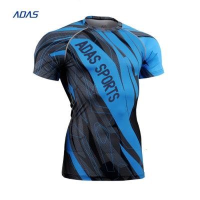 China Breathable Training MMA Compression Shirts BJJ Rash Guard For UFC Fighter for sale