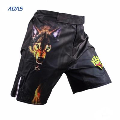 China Breathable Unisex MMA Grappling Shorts Spandex Polyester For Youth for sale