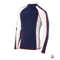 China Unisex Compression UPF Swim Shirts Mens Rash Guard Long Sleeve Clothing Custom for sale