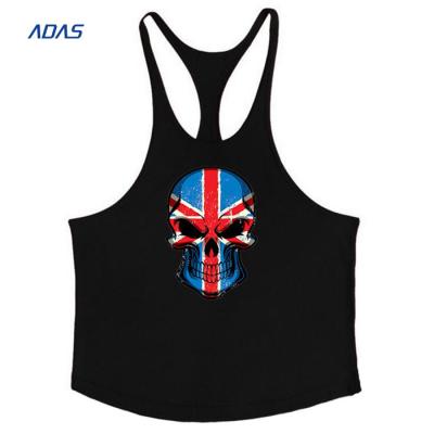 China Quick Dry Men Cropped Hip Hop Ladies Fitness Singlet Breathable for sale
