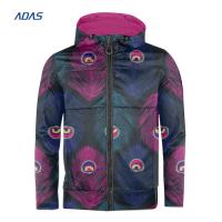 China UPF50 Polyester Sublimation Hoodies Quarter Zip Pullover Jacket Windbreaker For Football Running for sale