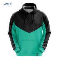 China Zipper Up bleached Sublimation Blank Sweatshirts Men's Hoodies 100% Polyester for sale