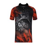 China 100% Polyester Short Sleeve Neon Colour Dart Shirts Jersey Bespoke for sale