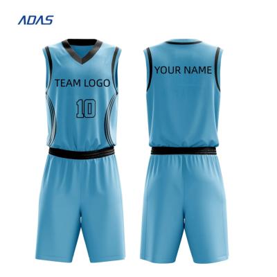 China Best Quality Basketball Uniform Sports High Quality Custom Made New Design Basketball Uniform for Men OEM Serviced for sale