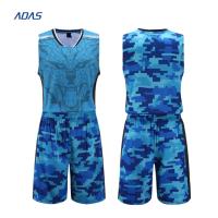 China Sports Wear basketball uniform Unisex Customized Plus Size Basketball Shorts with Breathable Jersey Printed Uniform for sale