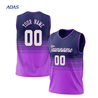 China Wholesale Unisex Basketball Uniforms Team Suit Custom Printing Basketball Jersey Set Latest Design Quick Dry Basketball Clothing for sale