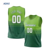 China Custom Design Basketball jersey Sublimation Printing Jersey Sets Lightweight Sports Basketball Uniform for sale