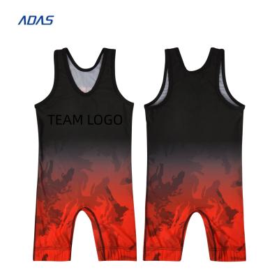 China Custom High Quality Wrestling Singlet Men OEM ODM Custom Logo Sportswear Gym Training Compression Singlet Men Workout Wholesale for sale