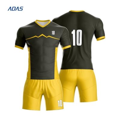 China Quick Dry soccer Uniform Mens Football OEM Service Cool Dry Wholesale Manufacturer Custom Football Jersey With Number and Name for sale