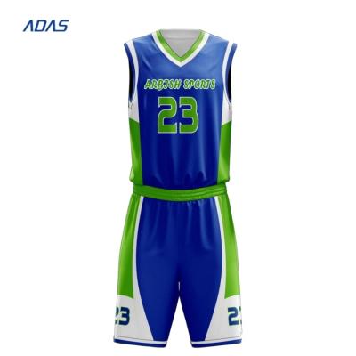 China Custom Sublimation Basketball Jersey Mesh Breathable Basketball Singlet Quick Dry Basketball Shirt for sale