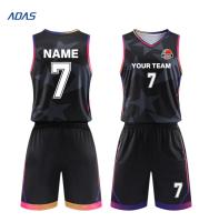 China Custom Basketball Reversible Jersey Mesh Polyester Quick Dry Basketball reversible uniform for sale