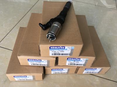 China Komatsu injector PC400-7, 095000-1211 KOMATSU genuine injector, KOMATSU 6156-11-3300, 6156113300 for sale