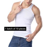 China Breathable Fitness Vest Sleeveless Men Tank for Sportswear with Digital printing for sale