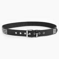 China Unisex Western Belt with Ordinary Style Width 2-4cm Iron Buckle Rivet Punk Design for sale