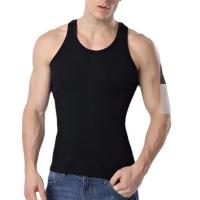 China Breathable Fitness Vest Sleeveless Men Tank for Sportswear with Digital printing for sale