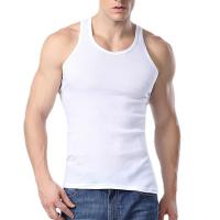 China Breathable Fitness Vest Sleeveless Men Tank for Sportswear with Digital printing for sale