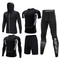 China Adults Tight Workout Pants Quick Drying Sports Suit Printed Running Sportswear Tights for sale