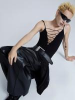 China Unisex Y2k Casual Ladies Clothes Bodycon Long V Neck Dresses for Women Woven Designer for sale