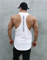 China RTS OEM Digital Printing Gym Cut Off Tank Sleeveless for Men's Athletic Wear for sale