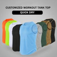 China Digital Printing XMAMLON OEM RTS QUICK DRY Gym Marathon Running Vest for Men's Fitness for sale