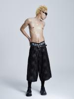 China Loose Knitting Fabric Wide Leg Trousers Summer Pants for Women Ladies for sale