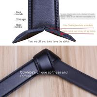 China 110-125cm Length Custom Logo Leather Belt for Men Leather characteristics spilt cowhide for sale