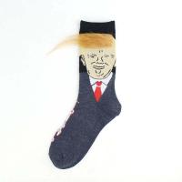 China Men's Accessories Funny Crazy Character Printed Designer Striped Crew Cotton Happy Socks for sale
