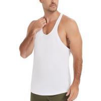 China XMAMLON Custom Gym T-Shirt Vests for Men's Graphic Tshirt Sleeveless Tank Top Cotton for sale