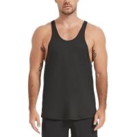 China XMAMLON Custom Gym T-Shirt Vests for Men's Graphic Tshirt Sleeveless Tank Top Cotton for sale