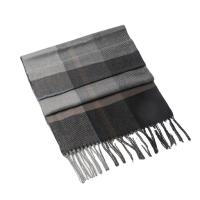 China Football Team Fans Jacquard Scarf Custom Knitted Winter Scarf with Plaid Pattern for sale