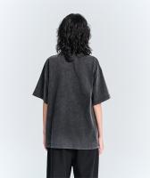 China 100% Cotton Men Women Tee Shirts Short Sleeve DTG Print Screen Puff Acid Washed T-shirts for sale