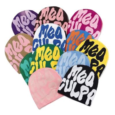 China Dome Style 100% Acrylic Jacquard Winter Custom Woven Pom Pom Beanie Hat for Cold Days for sale