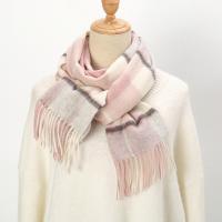 China Long Style Cashmere Neck Warmer for Women in Warm Tartan Plaid Wool from Malaysia for sale