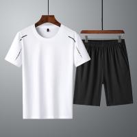 China 100% Polyester Men's Sets Breathable QUICK DRY Jacket Style T-shirt for Summer for sale