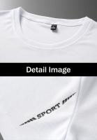 China 100% Polyester Men's Sets Breathable QUICK DRY Jacket Style T-shirt for Summer for sale