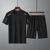 China 100% Polyester Men's Sets Breathable QUICK DRY Jacket Style T-shirt for Summer for sale
