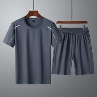China 100% Polyester Men's Sets Breathable QUICK DRY Jacket Style T-shirt for Summer for sale